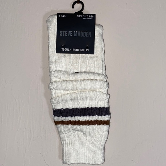 Steve Madden | Accessories | Steve Madden Slouch Boot Socks Pair Fits ...
